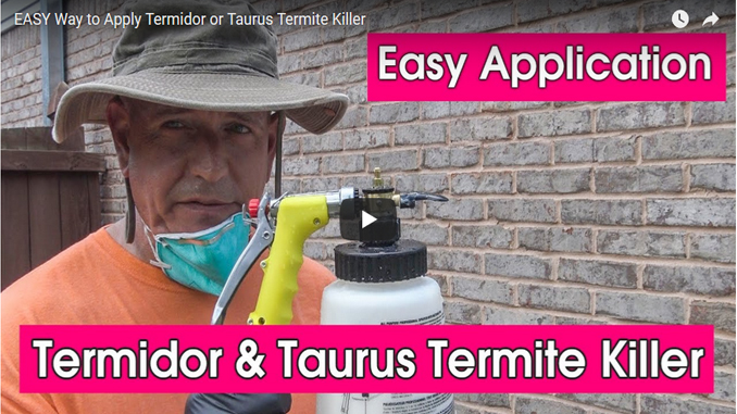Best Method to Apply Termidor or Taurus Termite Killer