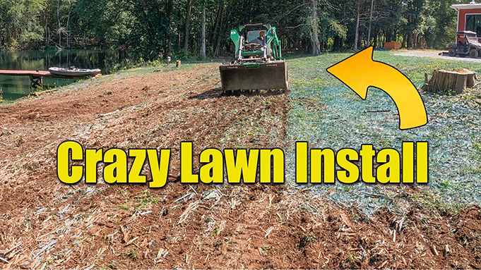 Turning a Rough Natural Area Into a Pretty Lawn Lawn Care